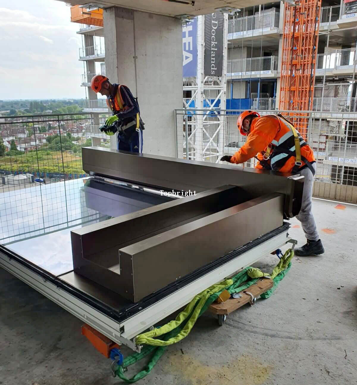 Commercial External Curtain Wall For Building Project Supply TP-CW ...