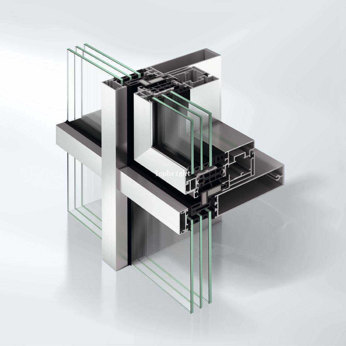 Schüco AWS 114 window system Window Walls System Guangzhou TopBright ...